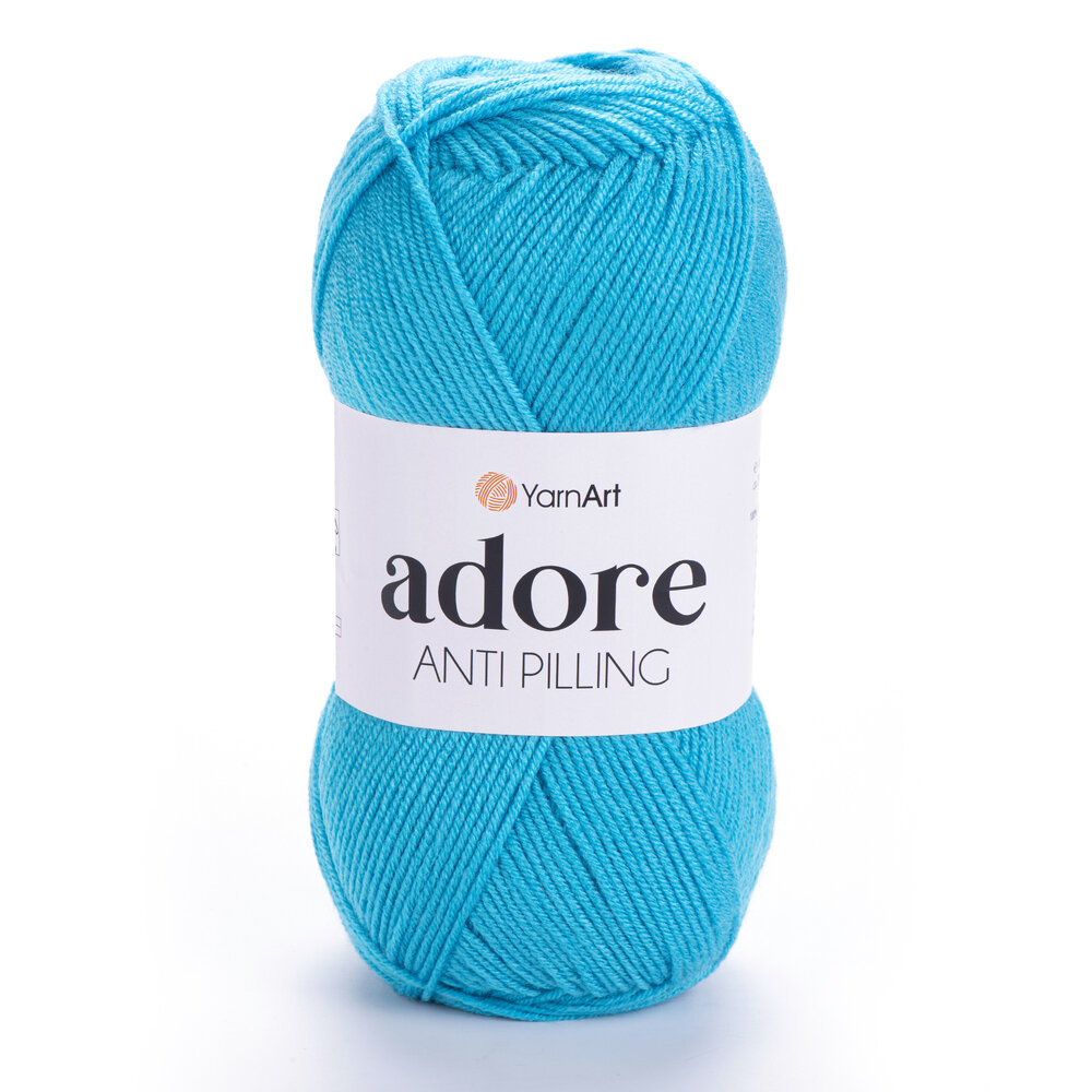 Пряжа для вязания YarnArt Adore 343 бирюза 100 гр/280 м 100% антипилинг акрил