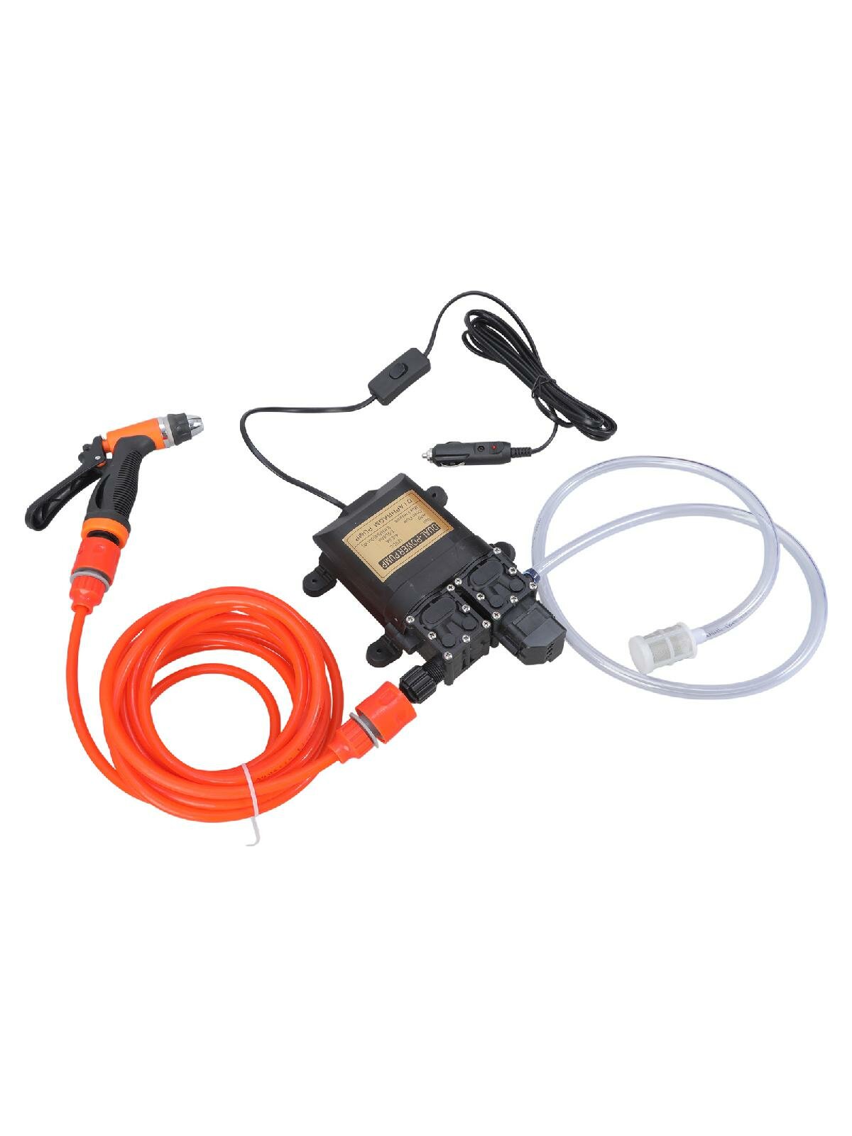 Автомойка 12 В с двойными насосами для мощного и простого обслуживания автомобиля