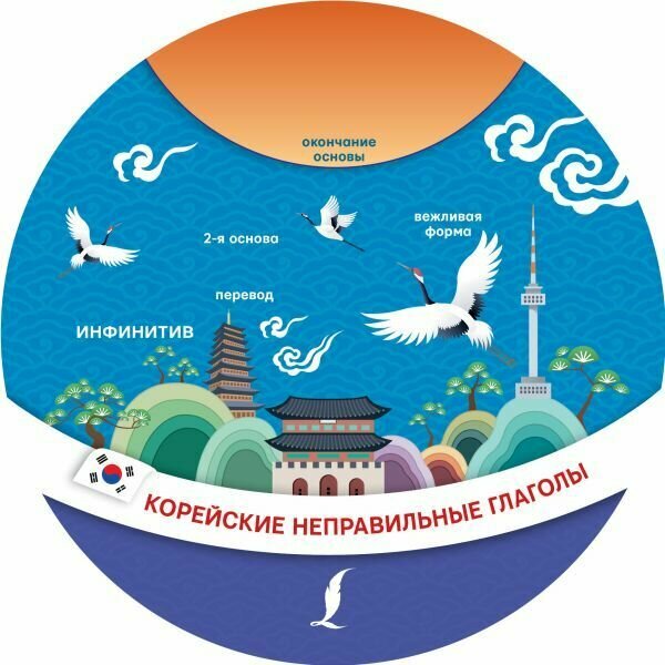 Учебное пособие АСТ Корейские неправильные глаголы, 2023 г