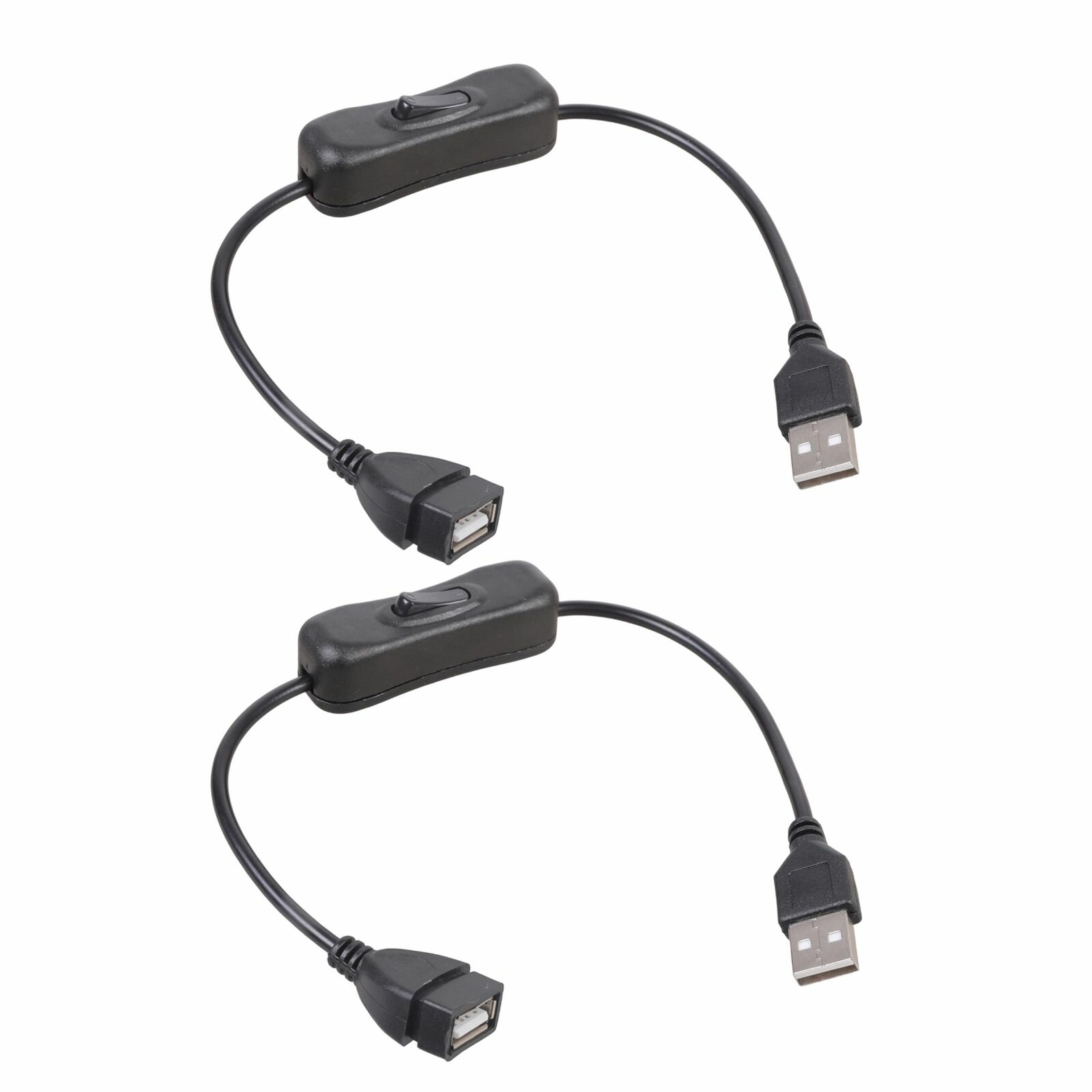 USB-кабель с переключателем 30 см для зарядки вентиляторов