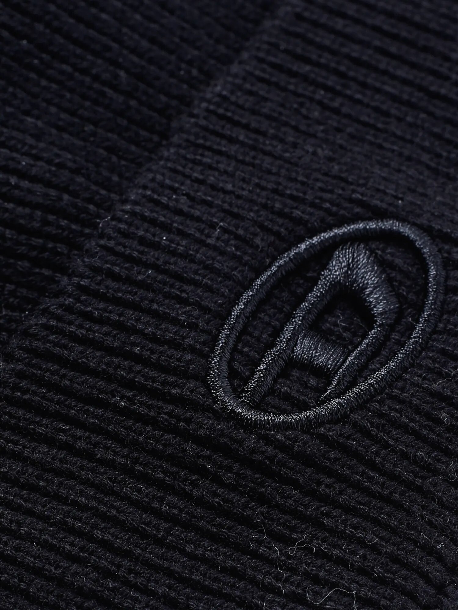 Шапка-бини DIESEL Diesel FW24/25 для мужчин и женщин, размер OneSize, черный — фото 1
