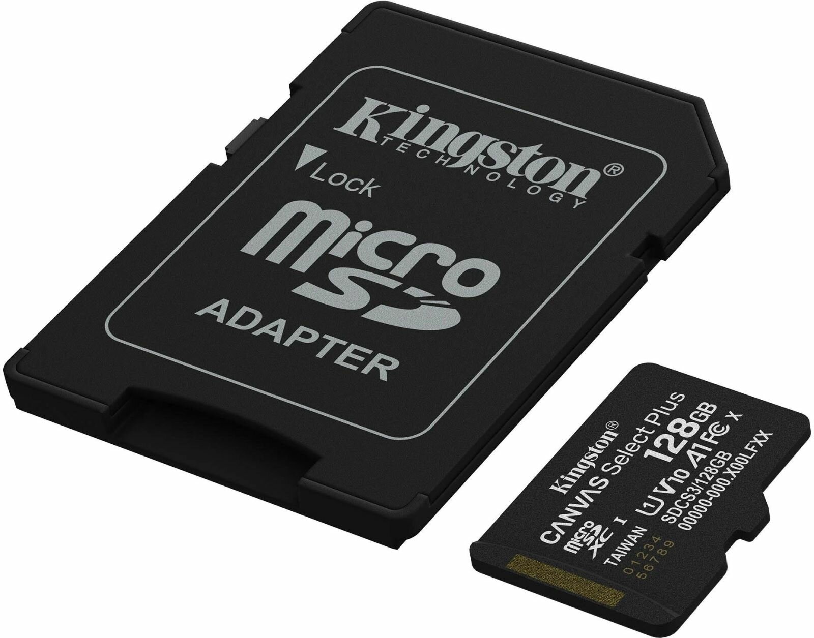 Флеш карта KINGSTON microSDXC 128GB Canvas Select Plus V10 A1 + адаптер (SDCS3/128GB)