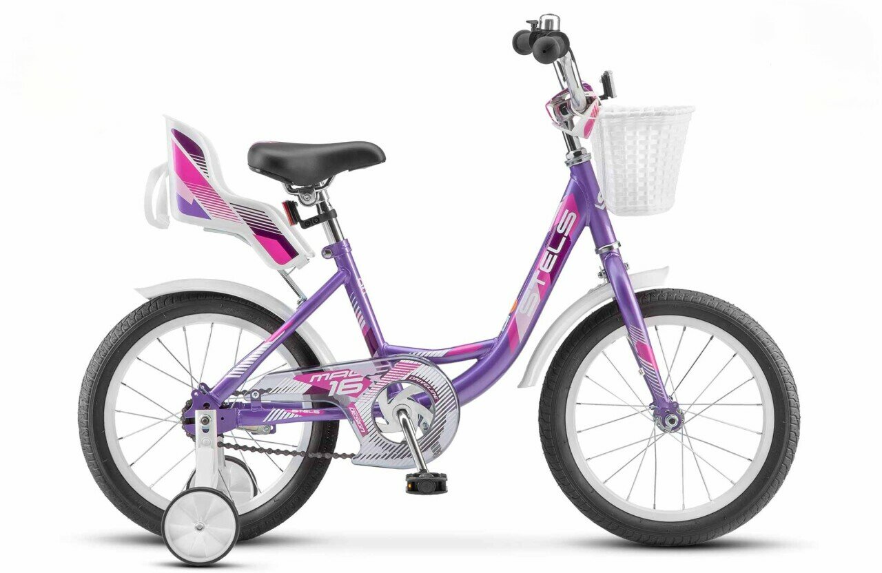 Детский велосипед Stels Magic C 14" Z010 (2025) 14 Фиолетовый (90-110 см)