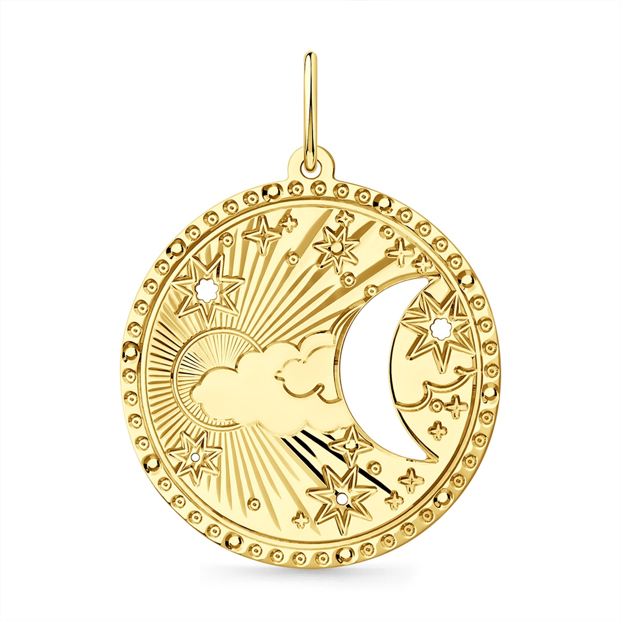 Подвеска, желтое золото, 585 проба