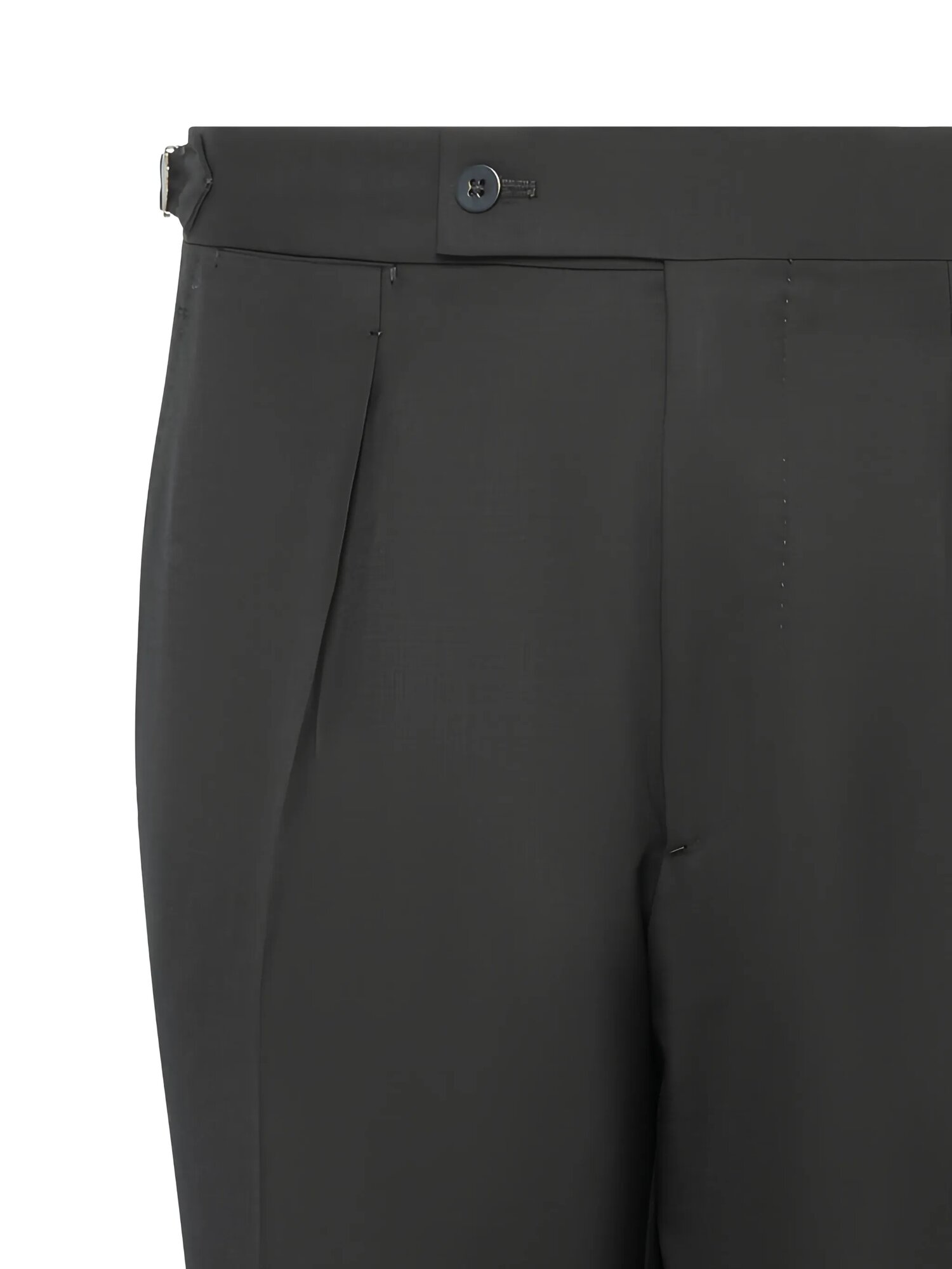 Брюки FRANZESE Pleat buckle trousers, размер 46, black/black — фото 1