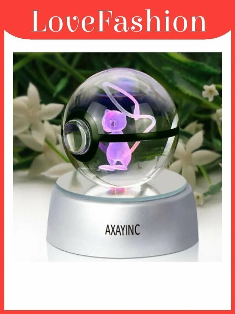 Charming 3d nuit lumire lampe acrylique elf для волшебной атмосферы дома 12. mew