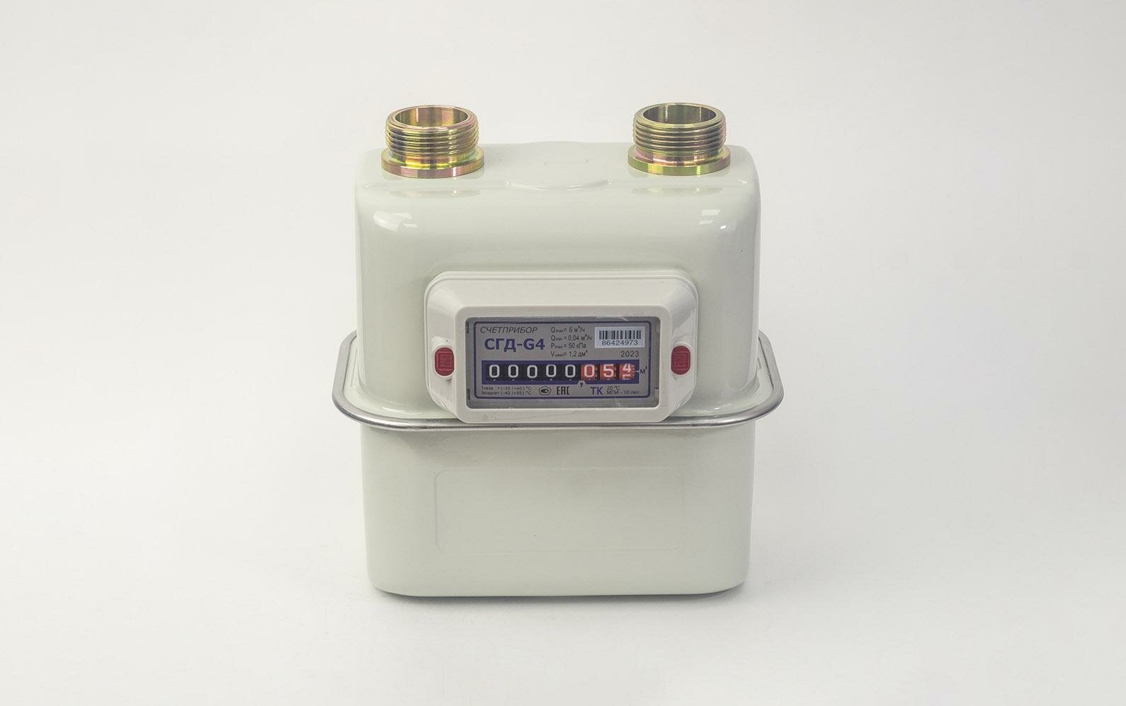 Счетчик газа Счетприбор СГД G4 (G1 1/4) 110 мм левый, 2026 год