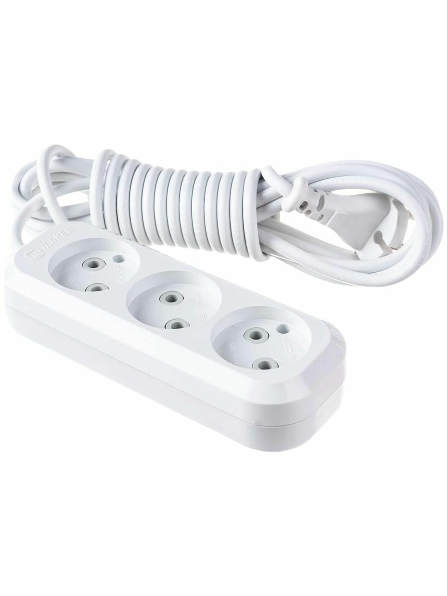 Удлинитель MAKEL 3x7 м, без заземления, артикул MGP127