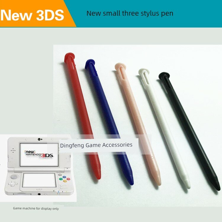 Пластиковая ручка-стилус для Nintendo 3DS, черная, 1 шт. совместимая с сенсорным экраном