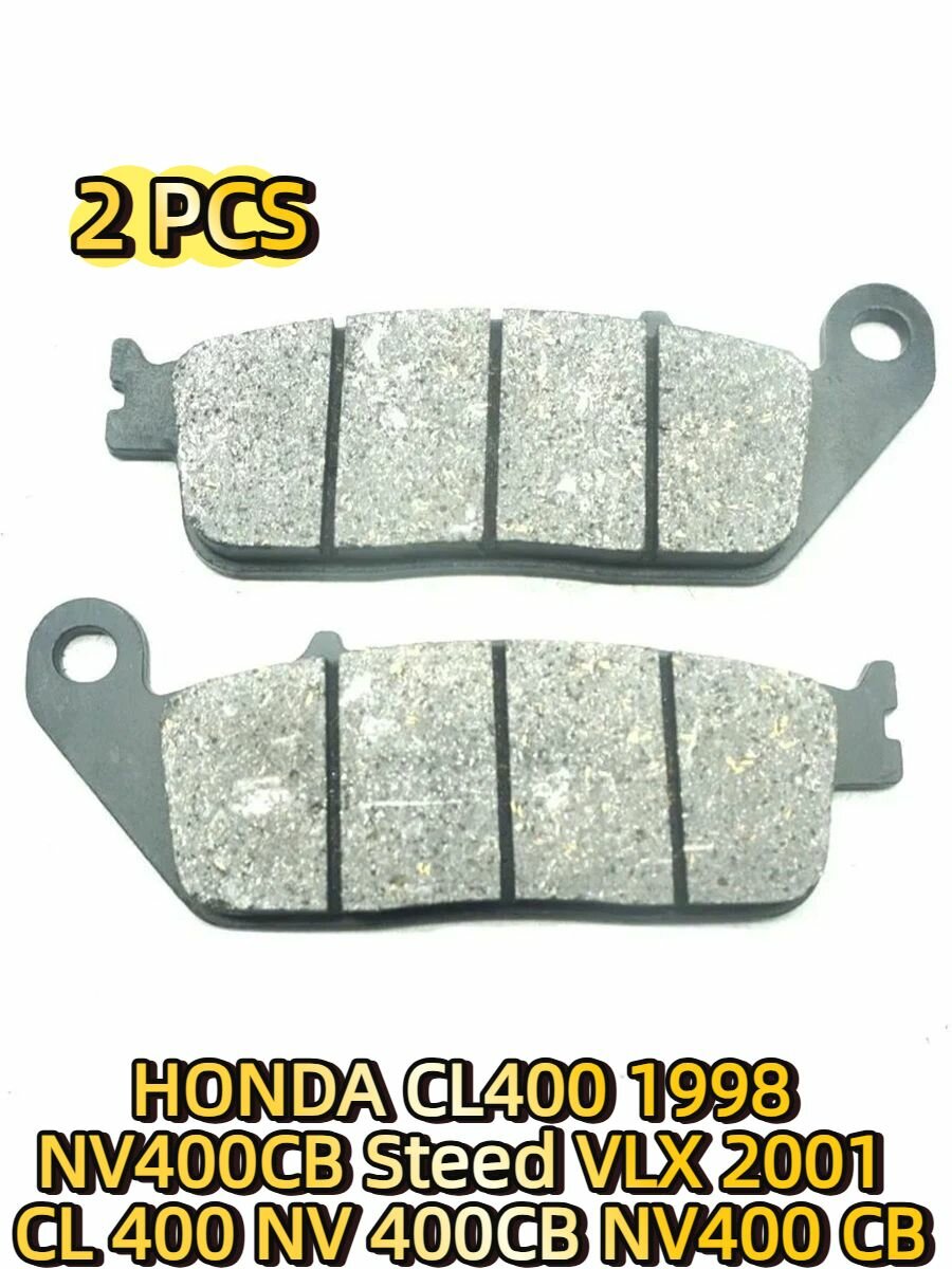 Комплект колодок для передних и задних тормозных колодок мотоцикла для HONDA CL400 1998 NV400CB Steed VLX 2001 CL 400 NV 400CB NV400 CB