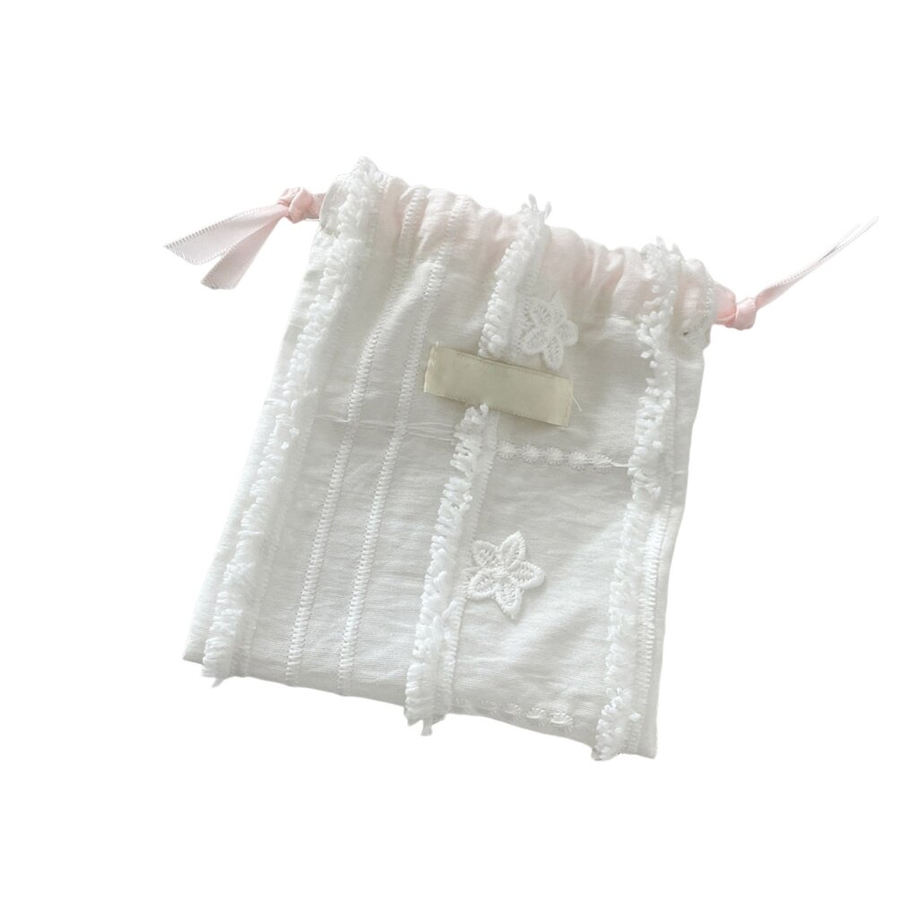 Кружевной чехол для хранения на шнурке для косметики, ювелирных изделий, путешествий, незаменимый органайзер