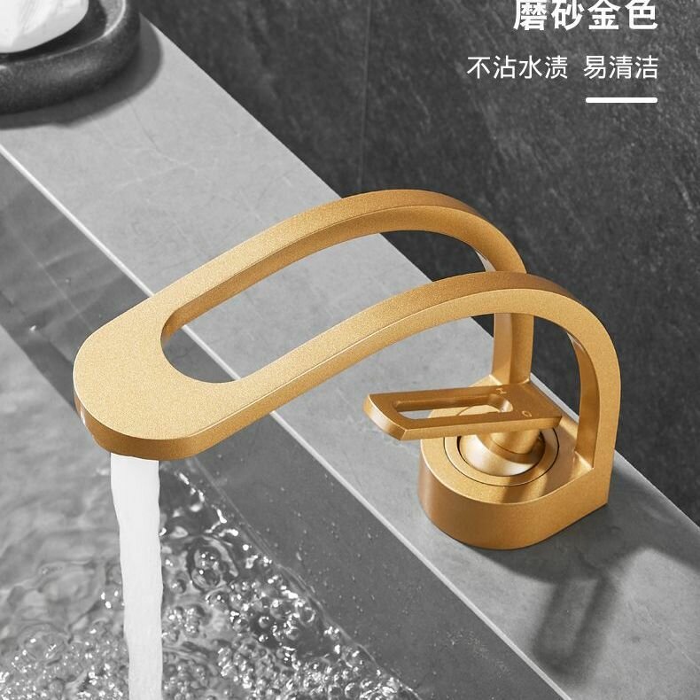 Креативная художественная цельномедная раковина для столешницы, умывальник, раковина для ванной комнаты, подача горячей и холодной воды, смеситель для раковины черного и золотого цвета.