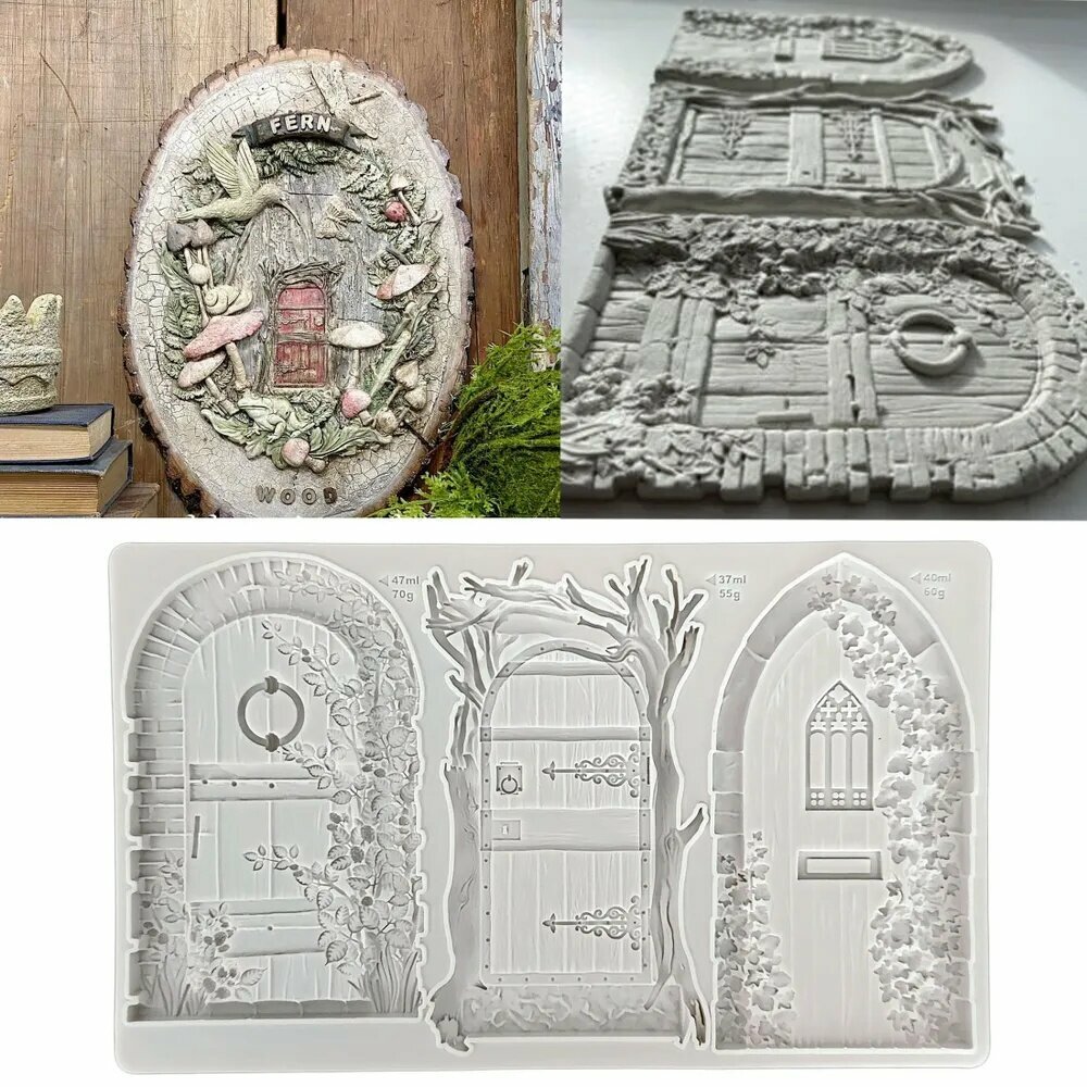 Силиконовая галерея / только для рукоделия Лепнины / Эльфийские врата