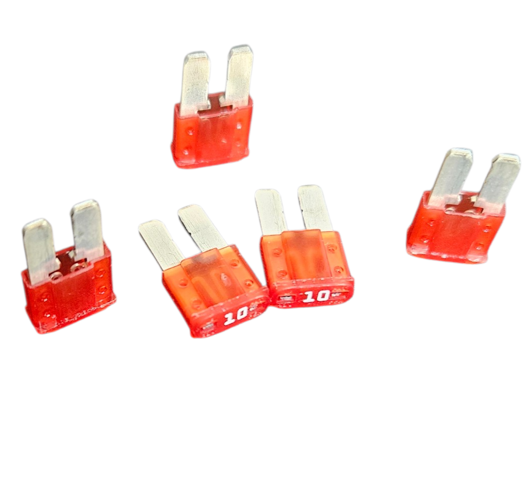 Предохранители TESLA FRO2.010.010, 10A, плоские, стандартные (5шт)