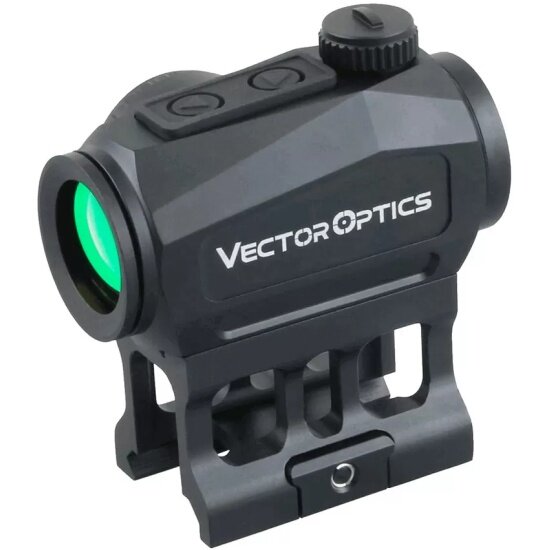 Коллиматор Vector Optics Scrapper 1x22, закрытого типа, точка 2 МOA, красная, 8+2NV, на Weaver, IP67, 140г