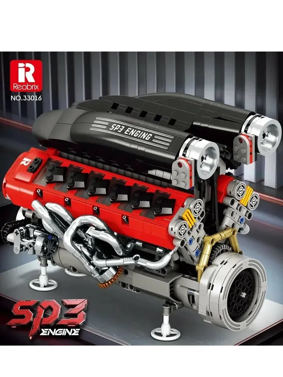 Конструктор 3D модель, Двигатель Ferrari Daytona SP3 engine — фото 1