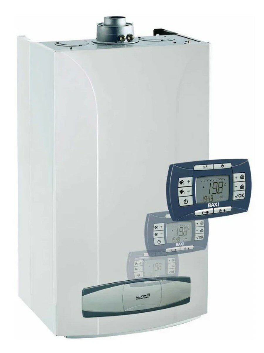 Котел газовый BAXI Luna-3 Comfort 1.240 Fi с выносной панелью, одноконтурный (CSE45524358-)