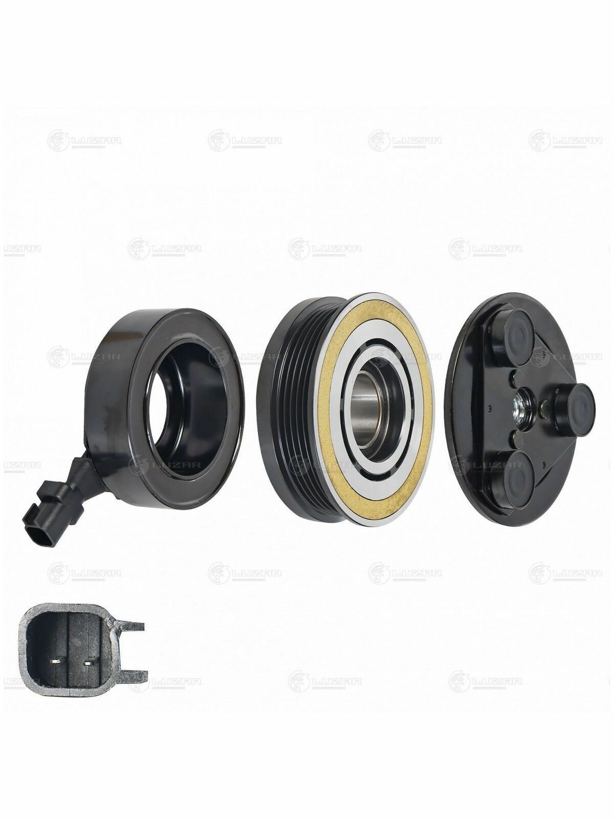 Муфта компрессора кондиционера LUZAR LMAC1001 для а/м Ford Focus, VOLVO V50 / Форд Фокус, Вольво