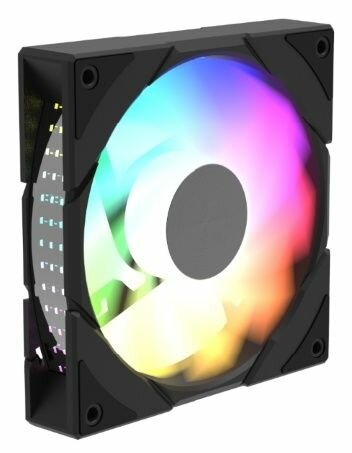 Комплект вентиляторов для корпуса 3 шт. DEEPCOOL CG580 FAN BK 120x120x25мм (PWM, ARGB, черный, 400-1300об/мин) Bulk