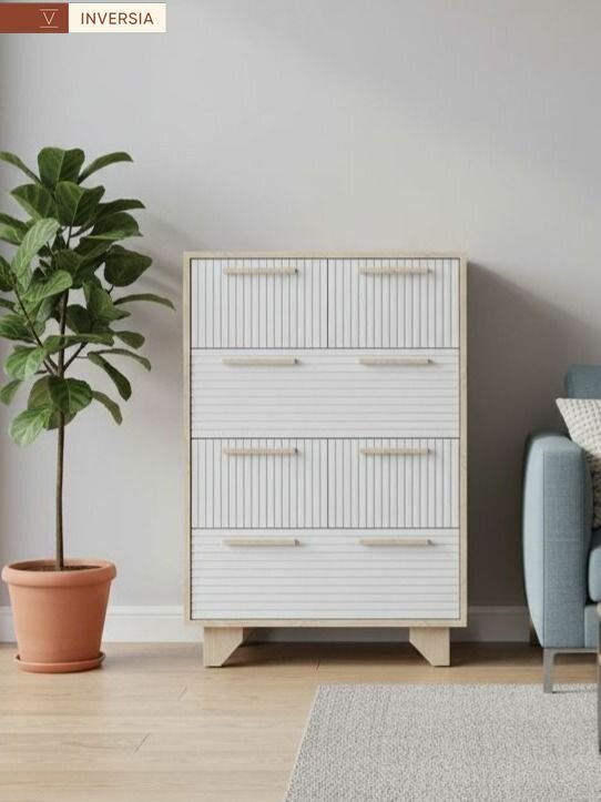 Гард Комод 700.5 Дуб Сонома/Белый софт матовый