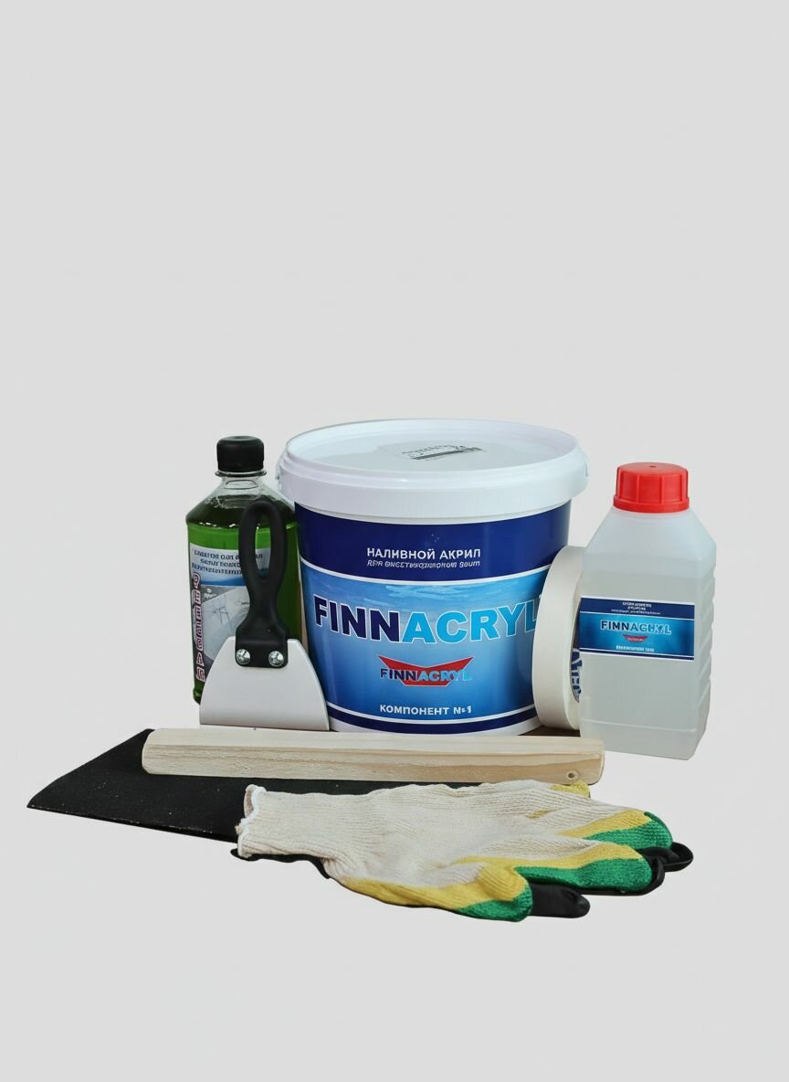 Эмаль для ванны белая наливной набор краска для ванны