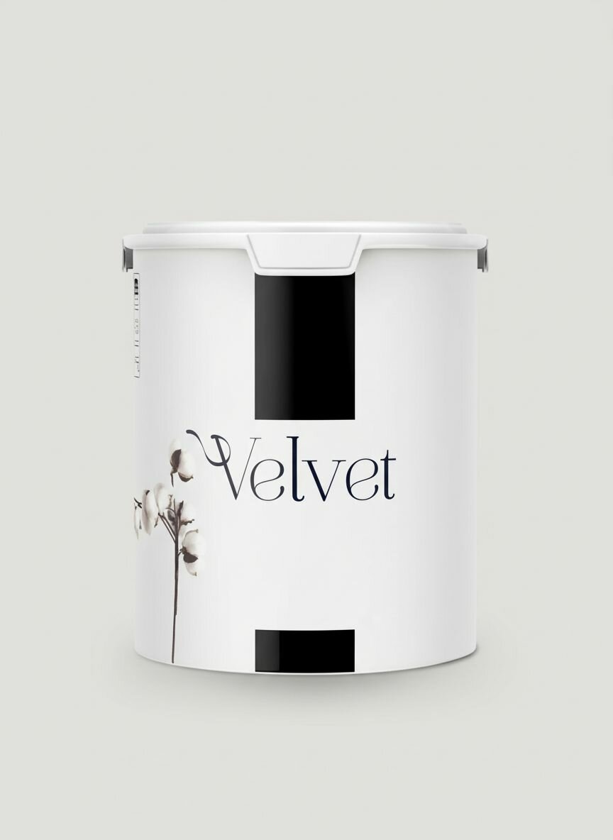 Краска для стен моющаяся без запаха быстросохнущая 1.4кг Aturi Design