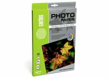 Фотобумага CACTUS A4, 190 г/м2, 50 л, матовая, для струйной печати (CS-MA419050)
