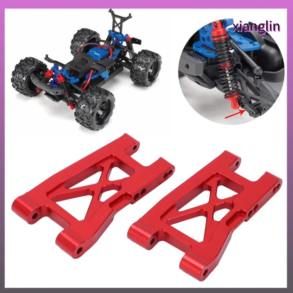 RC алюминиевые передние и задние рычаги, устойчивые и лёгкие, для Traxxas LaTrax Teton 76054-1 1/18 RC монстр-трака