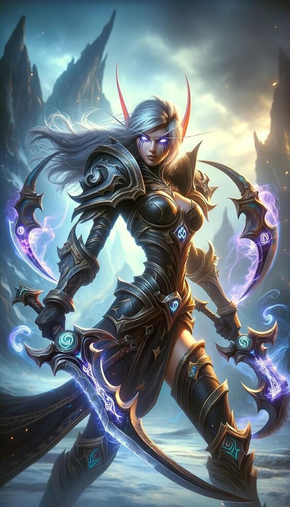 Алмазная Мозаика "Игра World Of Warcraft" 40х50 См Алмазная Вышивка / Картина Стразами Подарков / Украшения