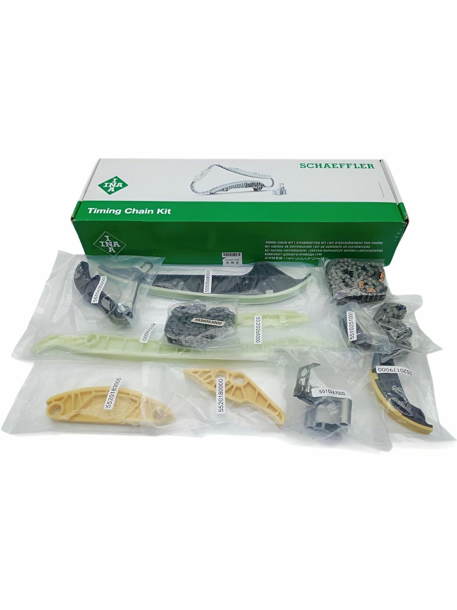 Комплект цепи ГРМ VW VAG фирма INA Gen2 Gen3 CJE CJS CNC 5590196530 06K109158BE