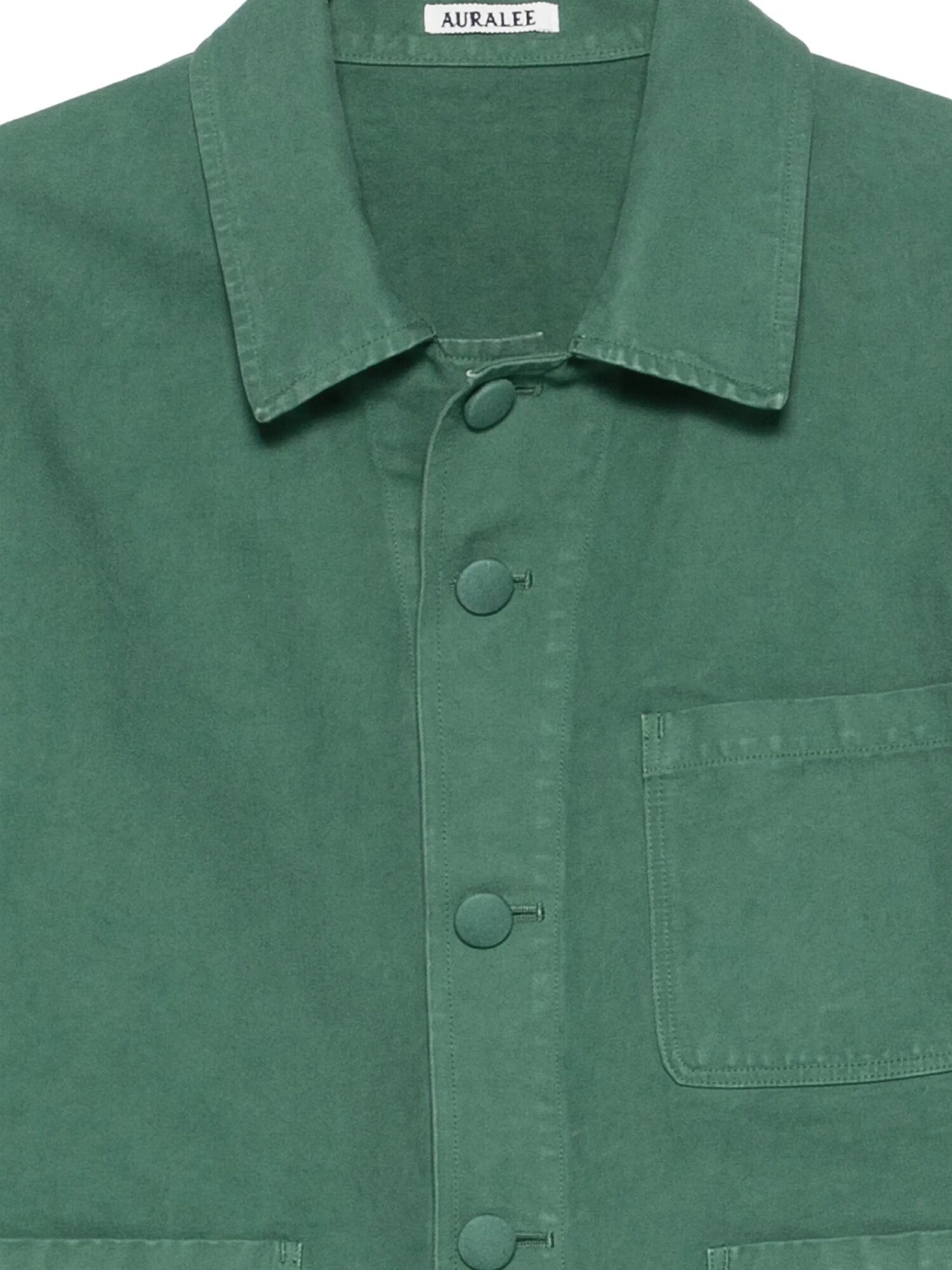 Куртка AURALEE Patch-pocket jacket, размер 3, green — фото 1