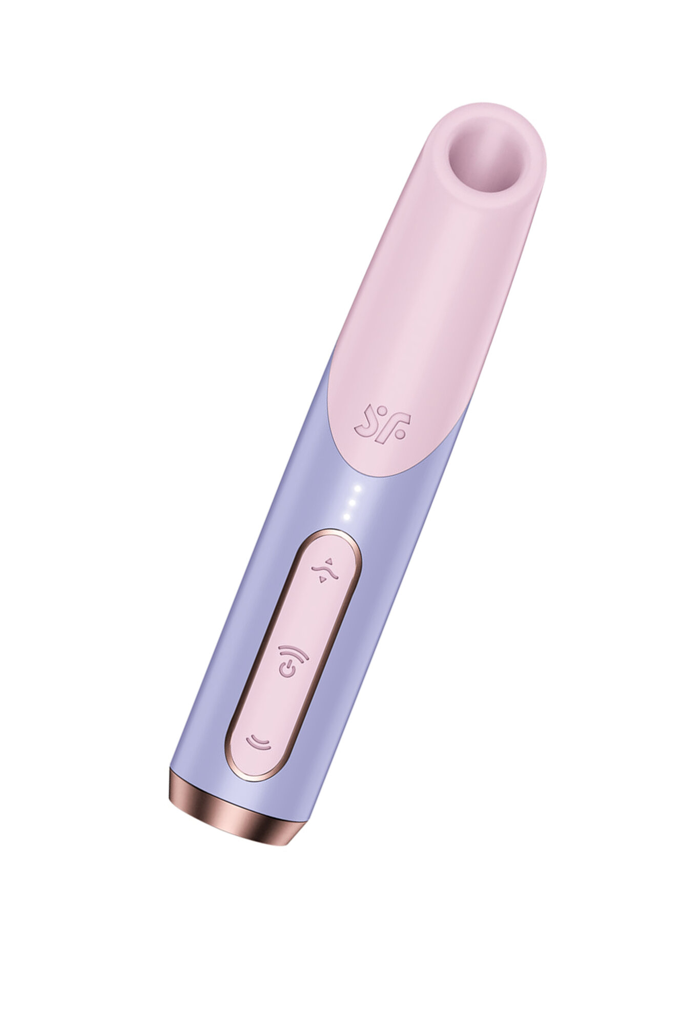 Мини-вибратор Satisfyer Bold Kiss розовый 12,5 см с 3D-пульсацией и сенсорными кнопками