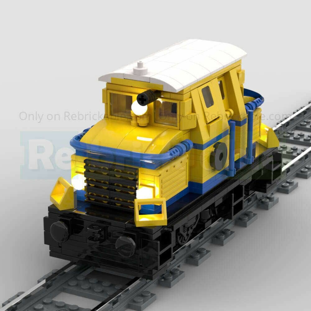 528шт. Конструктор 8W German Train O&K MV9 Набор строительных блоков