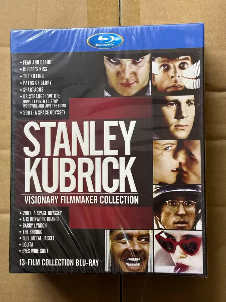 Бог фильмов Стэнли Кубрик Классический фильм Complete Works BD Blu-ray HD Collection Edition 13 Discs