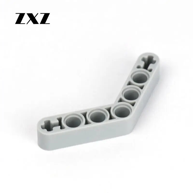 ZXZ Балки 1х7 изогнутые (4-4) толстые 20 шт. Белый, Light Grey