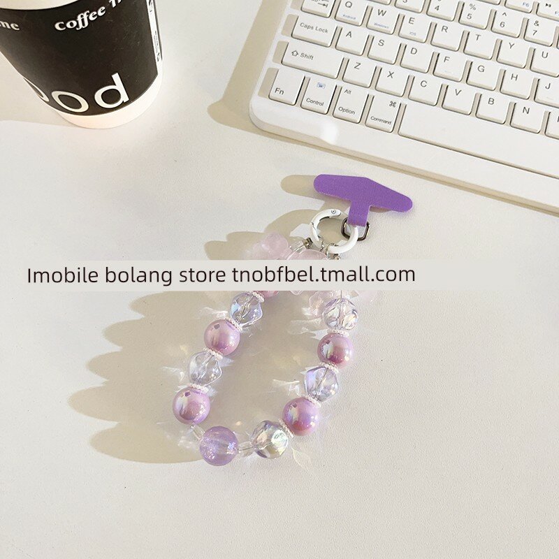 Ручная работа пурпурный бисерный браслет с треугольным подвесом, регулируемый для повседневного ношения, модный женский