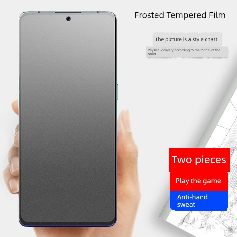 Скребок стекла для Vivo X300 Pro, матовый, противопотный, 2 шт. для игр