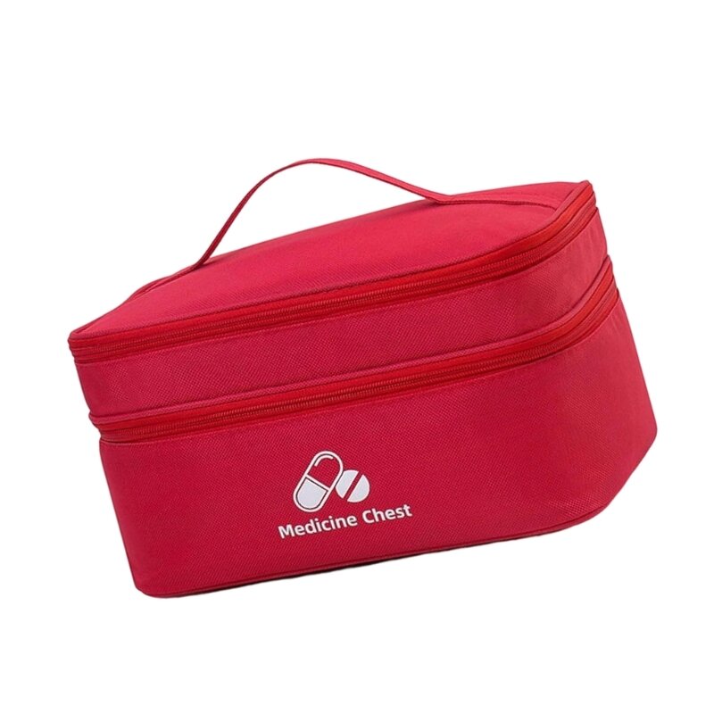 Двухслойная Аптечка Первой помощи С Организованными Отделениями, Водонепроницаемая Подкладка Из полиэстера, Легкая Для Обеспечения готовности к чрезвычайным ситуациям В различных Условиях