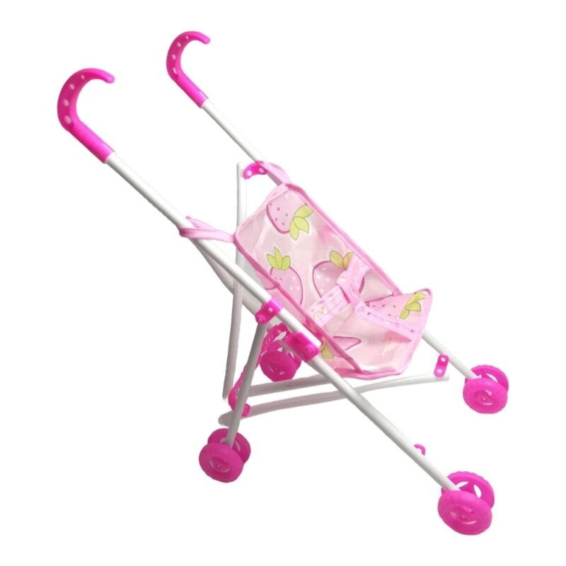Имитационная Кукольная Коляска В Сборе Игрушка Простая Настройка Безопасная Пластиковая Кукольная Тележка для Детей Ролевая Игра