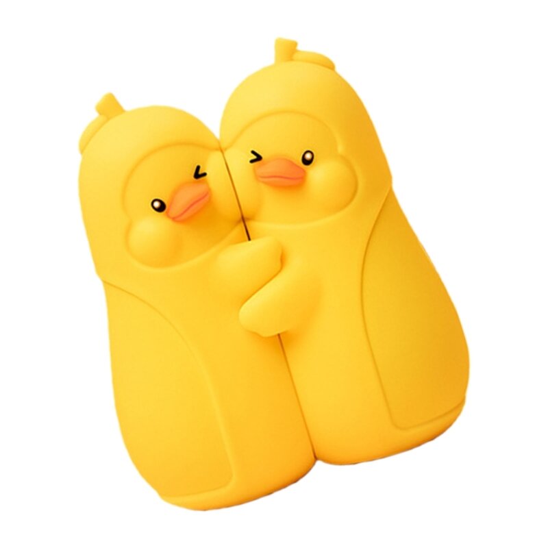 Магнитная Грелка Для Рук Перезаряжаемая Милая Утка Карманная Грелка Многоразовые Портативные Электронагреватели Для Активного Отдыха