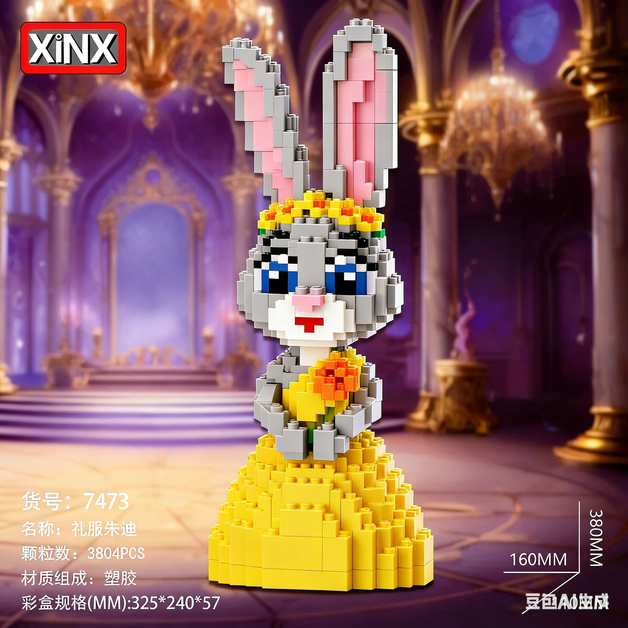 Строительные блоки Zootopia Judy Nick Fox, развивающие строительные игрушки для мальчиков и девочек,