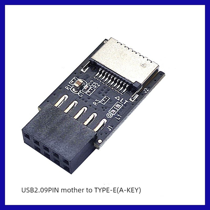 Адаптер 9-контактный к Type-E USB 3.2 для подключения к материнской плате