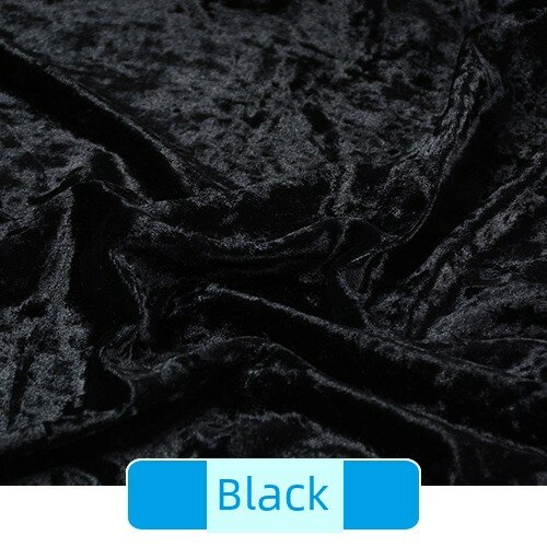 Классическая эластичная золотая алмазная велюровая ткань в черном цвете, отличная для платьев, формальной одежды и