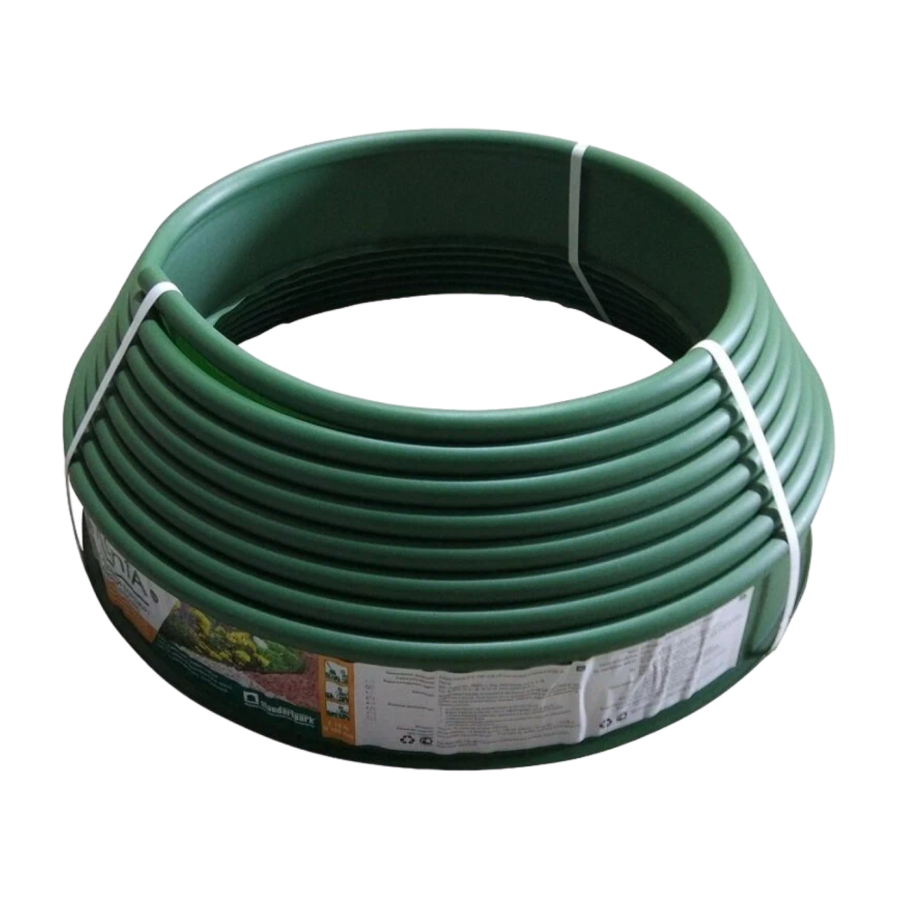 Стандартпарк Канта бордюр садовый пластик (10м х100 мм) оливковый