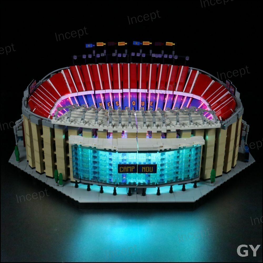 Эксклюзивное светодиодное освещение для 10284Camp Nou Barcelona building kitKk (продается только светодиодное освещение, не включая строительные блоки)