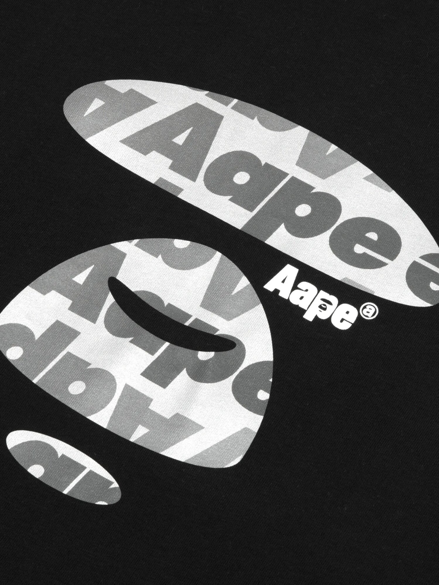 Футболка AAPE BY A BATHING APE, размер XL, черный — фото 1