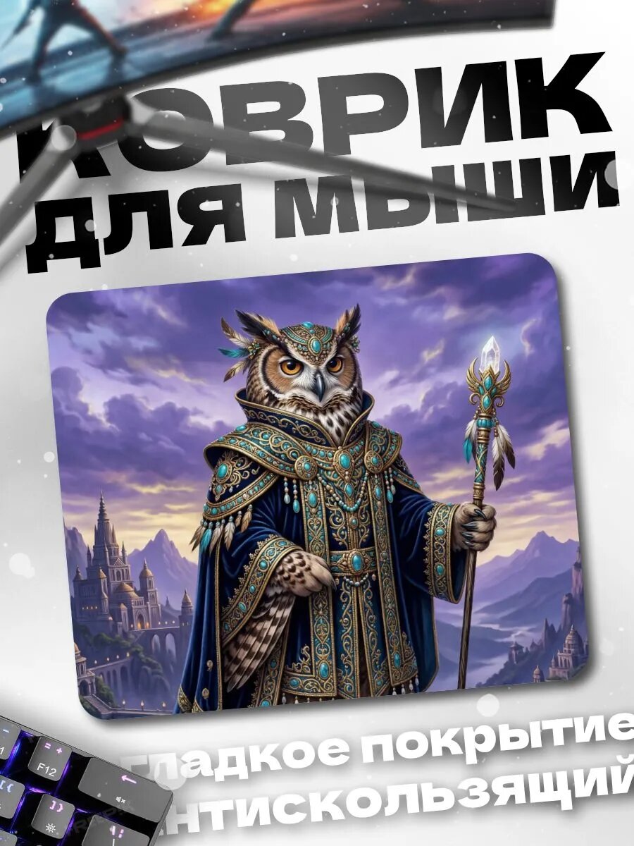 Коврик для мышки Царь сова