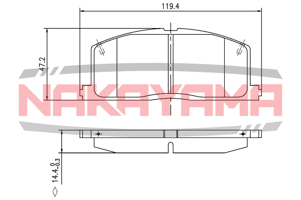 Колодки тормозные дисковые передние TOYOTA CAMRY 8