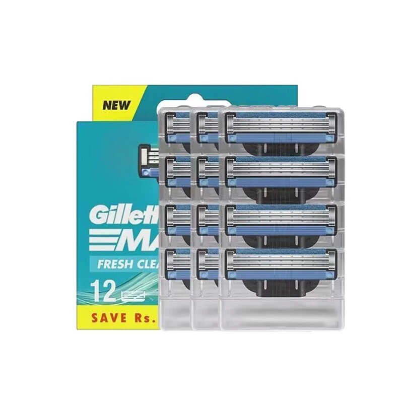 Gillette Mach 3 Fresh Clean, 12 лезвий