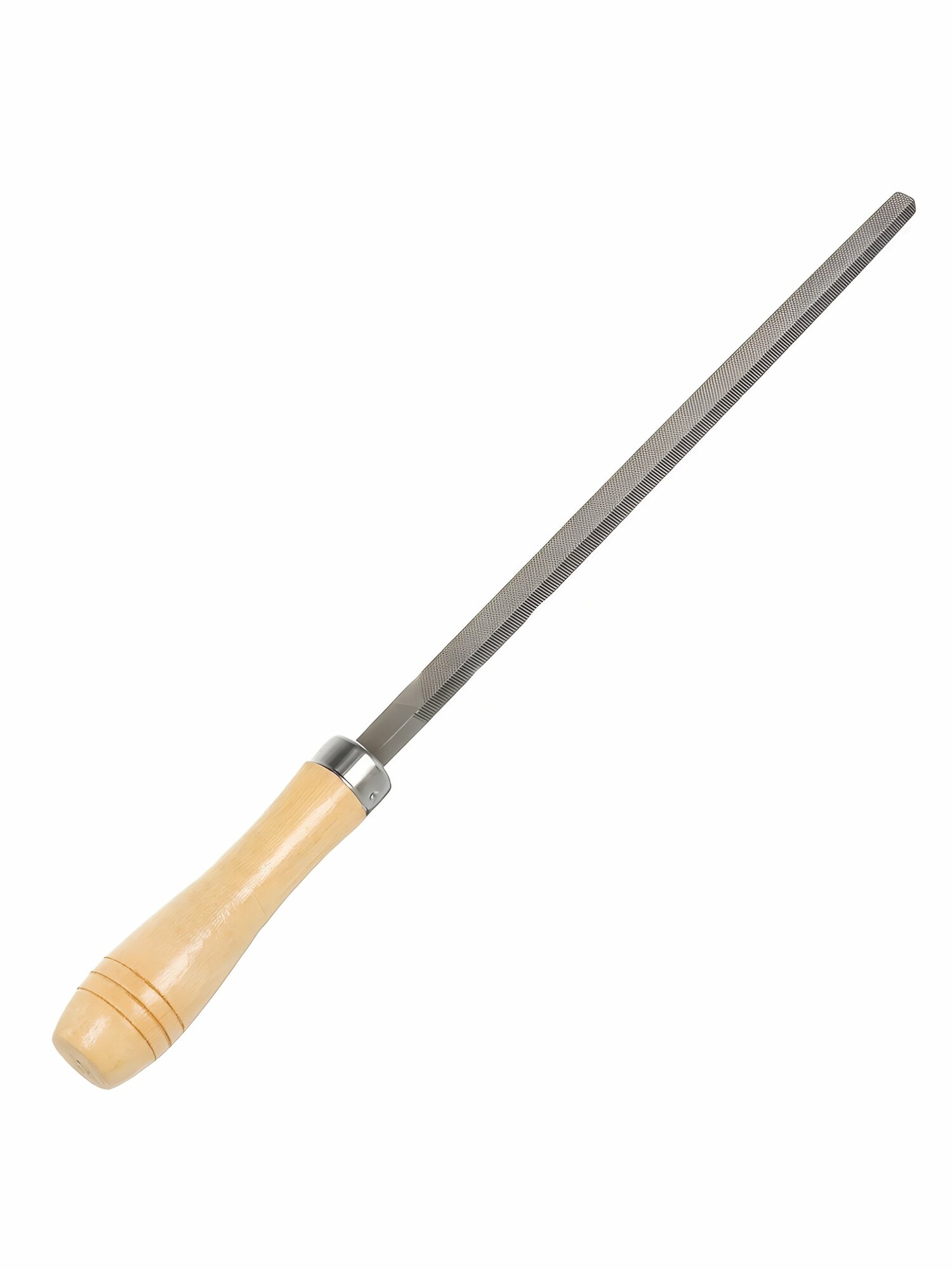 Напильник квадратный, 200 мм, №2, деревянная ручка, Bartex, 12002